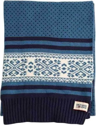 Tommy Hilfiger &Eacute;charpe en laine bleue