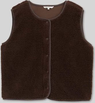 Tom Tailor Denim Regular Fit Weste mit Druckkn&ouml;pfen