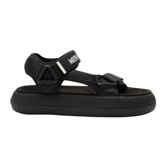 Moon Boot Flache Sandalen - - Shoes - unisex - Schwarzk - 39 EU