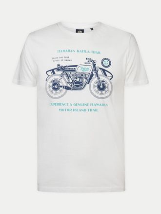 Petrol Industries T-Shirt M-1040-TSR707 Wei&szlig; Regular Fit
