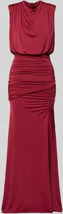 Lipsy Abendkleid mit Drapierungen und Wasserfall-Ausschnitt