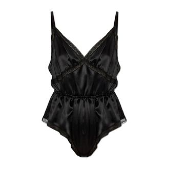 Dolce & Gabbana Femme, Tops, Noir, Taille: 44 FR Lace bodysuit