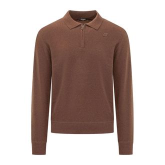 K-Way Gleren Fleece Stitch - - Tops - Herren - Braun - S