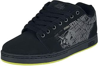 Etnies Homme Metal Mulisha Barge XL Chaussures de Skateboard, Noir (Black/Lime 895), 41 EU
