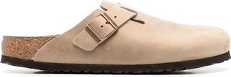 Birkenstock Femme, Chaussures, Brun, Taille: 36 EU Boston Soft Footbed Narrow Fit