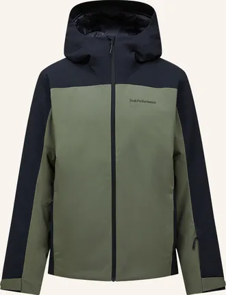 Peak Performance Skijacke Maroon Blocked Hipe gruen