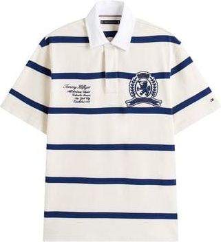 Tommy Hilfiger Polo ample rayé en coton