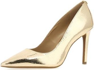 Michael Kors Femme Alina Flex High Pump Heeled Shoes, Doré pâle, 38.5 EU