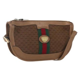 Gucci Pre-owned Vintage Umh&auml;ngetasche - - Pre-owned - Damen - Braun - ONE SIZE