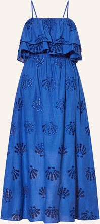 Watercult Watercult Strandkleid Dolce Lemon Aus Lochspitze blau
