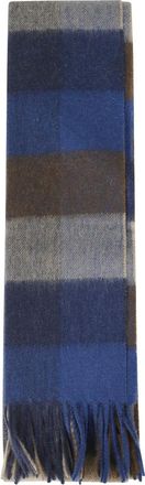 Barbour Grande &eacute;charpe Tattersall - Homme - Accessoires - Bleu - Taille: ONE Size