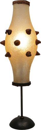 Guru Shop Tischleuchte Kokopelli - Hugis S Natur, 60x19x19 cm