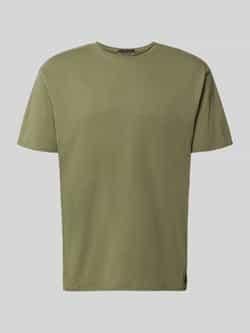 Scotch & Soda T-Shirt mit Rundhalsausschnitt und Rollsaum