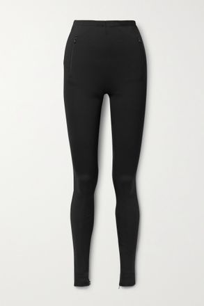 Wardrobe.NYC Legging En Mailles Point De Rome Stretch - Noir