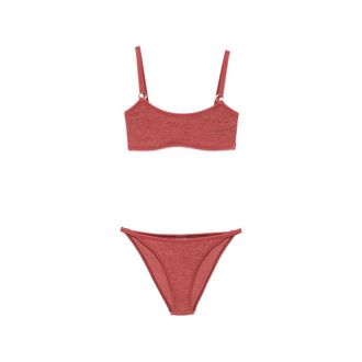 Hunza G Iris Bikini - - Swimwear - Damen - Rot - ONE SIZE
