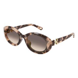 Chlo&eacute; Lunettes de soleil Panthos - Femme - Accessoires - Brun - Taille: 54 MM