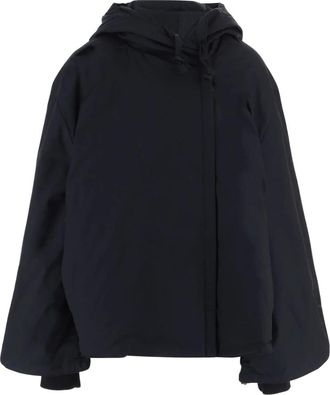 By Malene Birger Femme, Vestes, Noir, Taille: 38 FR Veste en Coton avec Capuche