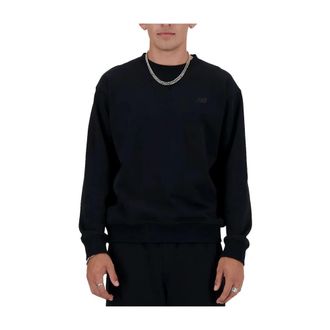 New Balance Athletics French Terry Crew - - Sport - Herren - Schwarzk - XS