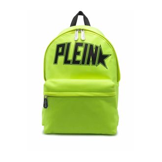 Philipp Plein Homme, Sacs, Jaune, Taille: ONE Size Iconic Plein Logo Backpack