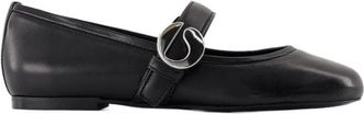 Coperni Femme, Chaussures, Noir, Taille: 36 EU Ballerines Mary Jane avec d&eacute;tail de boucle