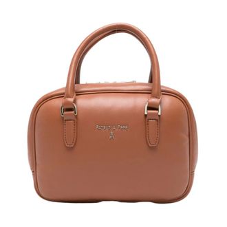 Patrizia Pepe Femme, Sacs, Brun, Taille: ONE Size Sac &agrave; main zipp&eacute;