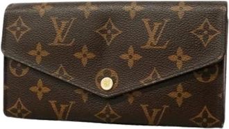 Louis Vuitton Portefeuille long (bi-pli) Pre-owned - Femme - Pre-owned - Brun - Taille: ONE Size
