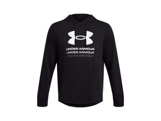 Under Armour Rival Terry Graphic Hoody schwarz, XL Herren
