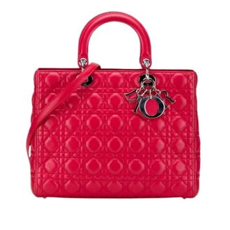 Dior Pre-owned Lady Dior - Femme - Pre-owned - Rouge - Taille: ONE Size