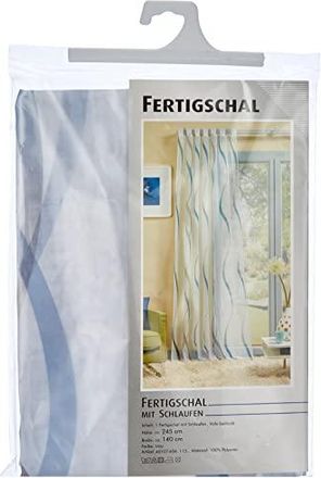 Home Fashion Home fashion Schlaufenschal, Kunstfaser, Blau, 245 cm x 140 cm
