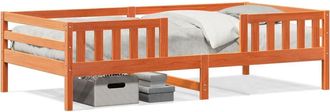 Generic Massivholzer Einzelbettgestell mit Lattenrost - Geeignet f&uuml;r Schlafzimmer & Wohnzimmer (90 x 200 cm)