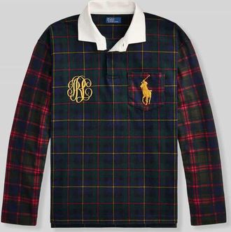 Polo Ralph Lauren Langarmshirt mit kontrastierendem Polokragen