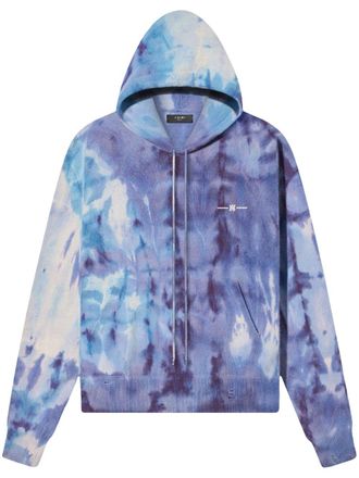 Amiri Hoodie mit Batikmuster - Violett
