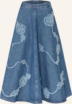 Rotate Rotate Jeansrock blau