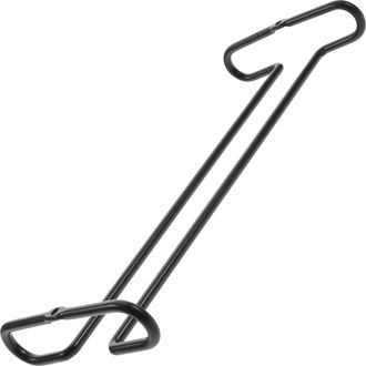 Artibetter Schwarzer Eisen Weinregal Wandmontage Stilvoller Weinglashalter zum Aufh&auml;ngen Platzsparender Goblet Halter f&uuml;r K&uuml;che Bar Hotel Party und Restaurant St