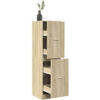 vidaXL Apothekerschrank Sonoma-Eiche 40x41x144,5 cm Holzwerkstoff - Vidaxl