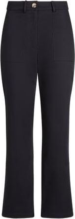 Vila Pantalon &agrave; rayures en coton m&eacute;lang&eacute;