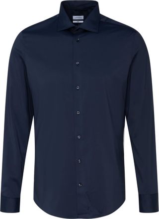 Seidensticker Herren Business-Hemd - Slim Fit - B&uuml;gelfrei - Kent Kragen - Langarm - Baumwolle