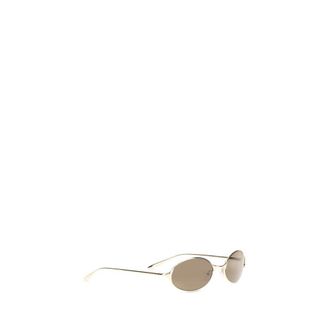 Alexander McQueen Womens Gold Metal Sunglasses