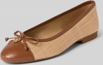 Michael Kors Ballerinas aus Leder-Textil-Mix Modell PIPER FLEX BALLET