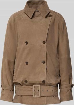 Rotate Jacke aus echtem Ziegenvelours