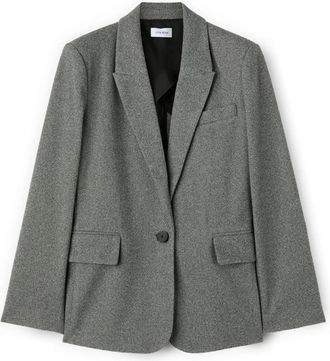 Motivi Femme, Vestes, Gris, Taille: 40 FR Blazer structur&eacute; teint en fil