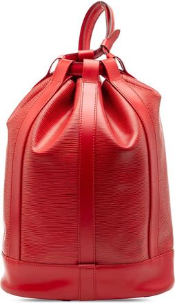 Louis Vuitton Rucks&auml;cke - Epi Randonnee PM - Gr. unisize - in Rot - f&uuml;r Damen