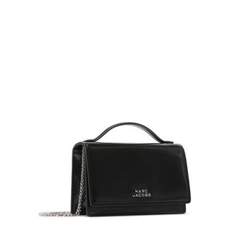 Marc Jacobs Sac &agrave; bandouli&egrave;re mirror mini en cuir verni