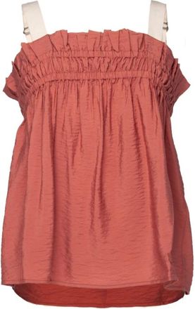 8pm 8Pm, Femme, Tops, Rose, Taille: 34 FR Top en viscose gaufr&eacute;