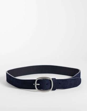 Tommy Hilfiger Ceinture casual en daim - Bleu marine