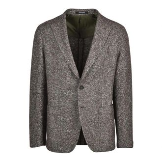 Tagliatore Boucl&eacute;-Jacke - - Jackets - Herren - Grau - XL