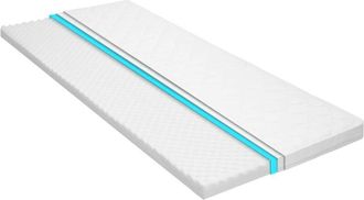 vidaXL Matratzenauflage 90 x 200 cm Kaltschaum Ei-Profil 6 cm Vidaxl