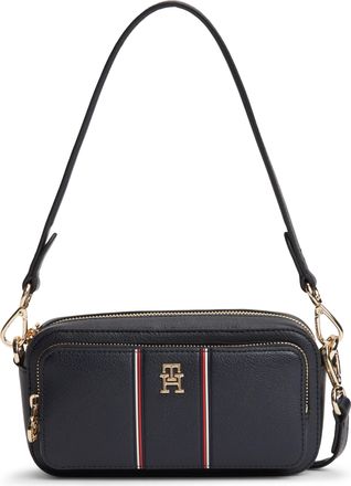 Tommy Hilfiger Mini Bag TOMMY HILFIGER TH DAILY CAMERA BAG CORP, Damen, Gr. B/H/T: 21cm x 11,5cm x 7,5cm, dunkelblau, Lederimitat, Taschen, Damen Umh&auml;ngetasche, Trag