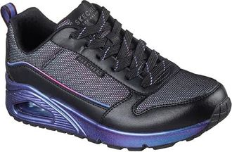 Skechers Sneaker Donna Skechers Uno Sparkle Lite Black, 38