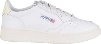 Autry Femme, Chaussures, Blanc, Taille: 40 EU Medalist Low Baskets